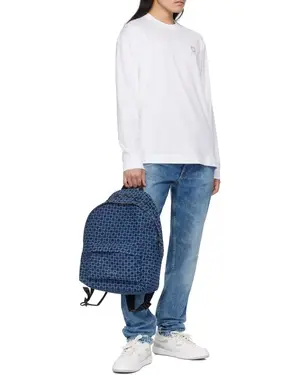 Givenchy U Monogram Denim Backpack - Black