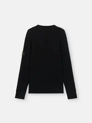 Stone Island Knitted Crewneck Jumper - Black