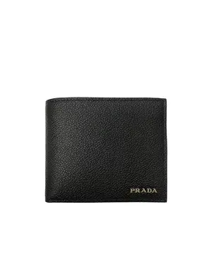 Prada Folding Wallet - Black