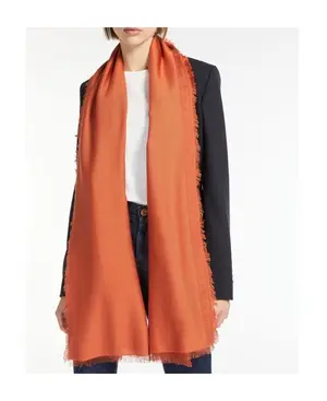 Max Mara Rayed-edge Silk-blend Scarf