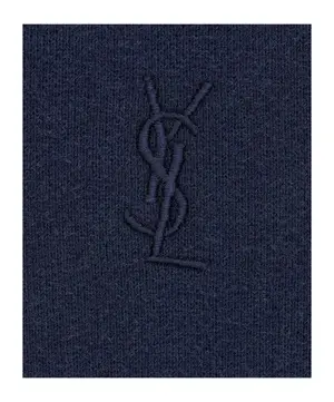 Saint Laurent Cassandre Drawstring Hoodie