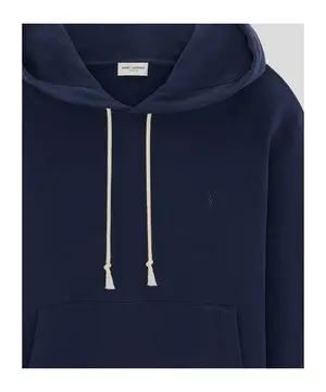 Saint Laurent Cassandre Drawstring Hoodie