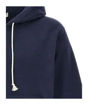 Saint Laurent Cassandre Drawstring Hoodie - No