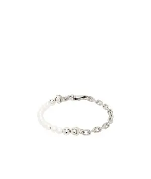 Emanuele Bicocchi Pearl Bracelet - Silver