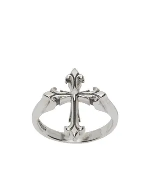 Emanuele Bicocchi Fleury Cross Ring - Silver