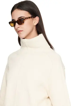 Khaite X Oliver Peoples 1983c Sunglasses - Brown