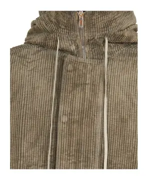 Rick Owens Pilot Jacket With Drawstring Hood