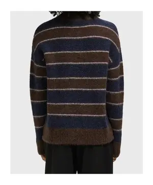 SAMSOE SAMSOE Samsøe Samsøe Striped Knitwear - Black