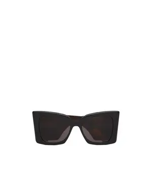 Saint Laurent Square Frame Sunglasses - Black