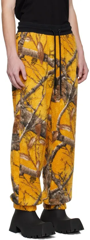 Moose Knuckles Graphic-print Fleece Track Pants - Multicolor