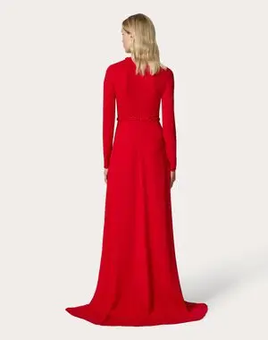 Valentino Garavani Belted Train Gown
