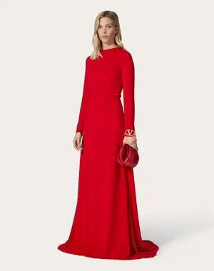 Valentino Garavani Belted Train Gown