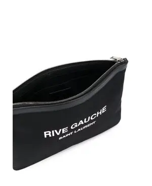 Saint Laurent Rive Gauche Pouch - Black
