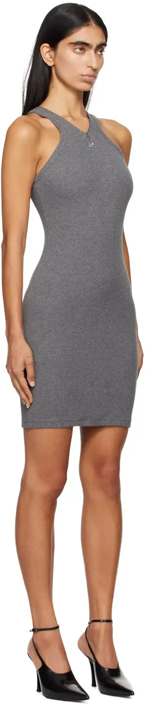 COURREGES Criss-cross Mini Dress