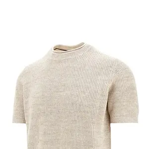 Brunello Cucinelli Half English Rib Knit T-shirt