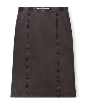 DIESEL® O-allegra Denim Midi Skirt