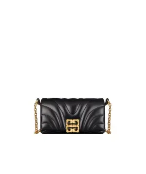 Givenchy 4g Liquid Flap Wallet - Black