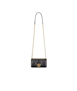 Givenchy 4g Liquid Flap Wallet With Chain Strap