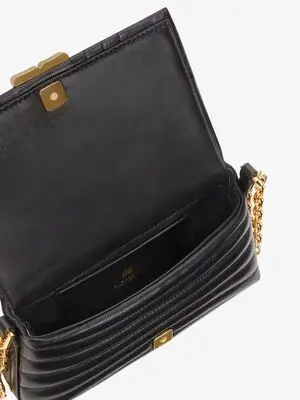 Givenchy 4g Liquid Flap Wallet With Chain Strap