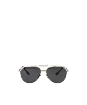 Dolce & Gabbana Aviator Frame Sunglasses - Black