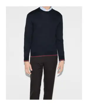 Gucci Web Stripe Detailed Knit Jumper