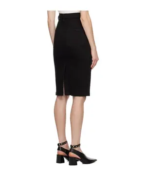 FRAME High-waist Denim Pencil Skirt