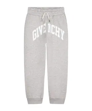 Givenchy Logo-print Fleece Track Pants - Gray
