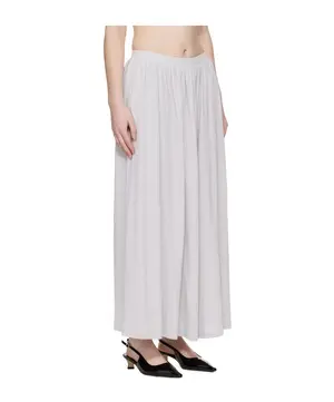 AYA MUSE Elastic Waist Midi Skirt