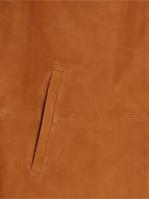 SUNFLOWER Classic Collar Suede Jacket - Brown