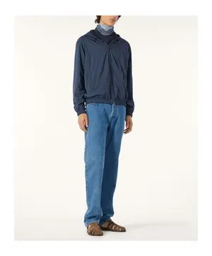 Loro Piana Reversible Jacket With Zipper Opening - Navy