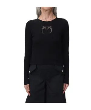 Pinko Love Bird Crewneck Knitted Jumper