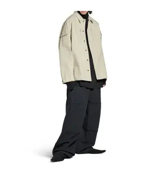 Balenciaga Military Ripstop Shirt Jacket