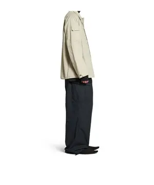 Balenciaga Military Ripstop Shirt Jacket
