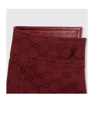 Gucci Monogrammed Button-up Jacket - Red