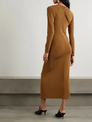 Isabel Marant Étoile Evelina Asymmetrical Knotted Dress