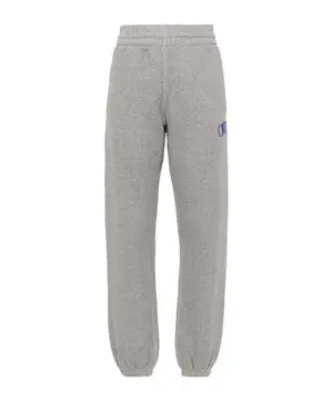 Off-White Logo Embroidered Straight Leg Sweatpants