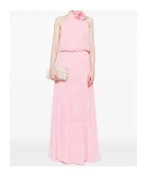 Retrofete Halterneck Floral Maxi Dress