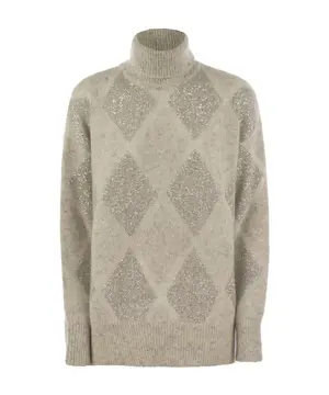Brunello Cucinelli High Neck Sweaters For Women