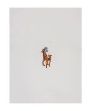Polo Ralph Lauren Logo Embroidered Buttoned Shirt - White