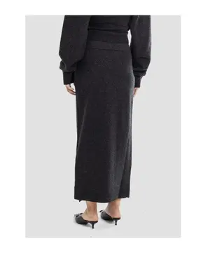 Balenciaga Slit Detailed Knit Skirt
