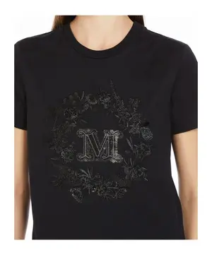 Max Mara Embellished Crewneck T-shirt