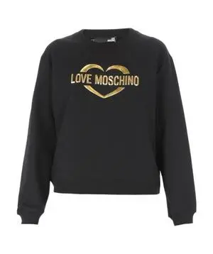 Moschino Metallic Logo Sweatshirt