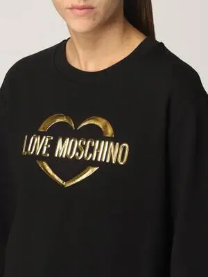 Moschino Metallic Logo Sweatshirt
