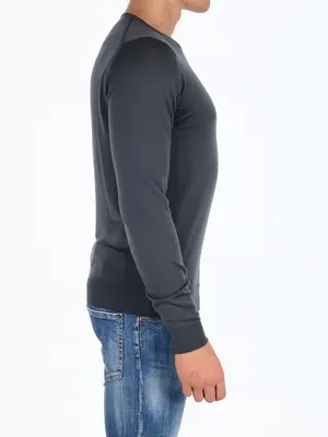 John Smedley Lundy Crew Neck Knitwear - Black