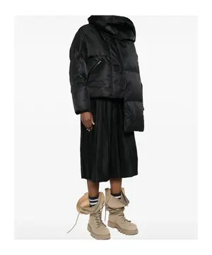 MAISON MARGIELA Quilted Down Jacket With Scarf Detail