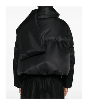 MAISON MARGIELA Quilted Down Jacket With Scarf Detail