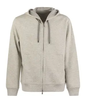 Brunello Cucinelli Zip-up Hoodie - Gray