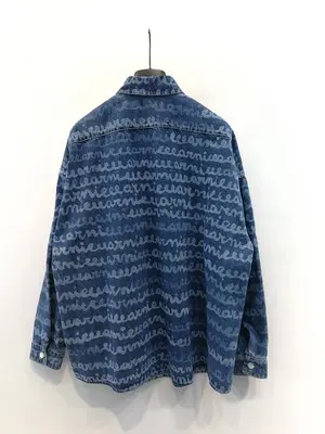 Marni Logo Printed Buttoned Denim Shirt