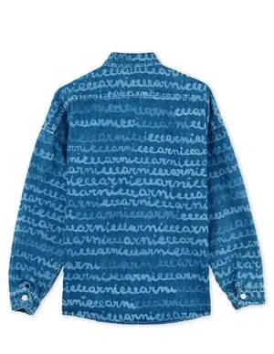 Marni Logo Printed Buttoned Denim Shirt