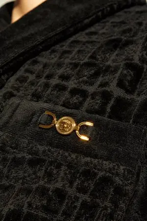 Versace Long-sleeved Belted Bathrobe